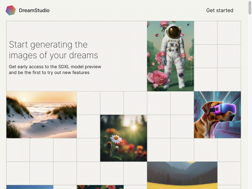 Dreamstudio - aimagegenerators.com